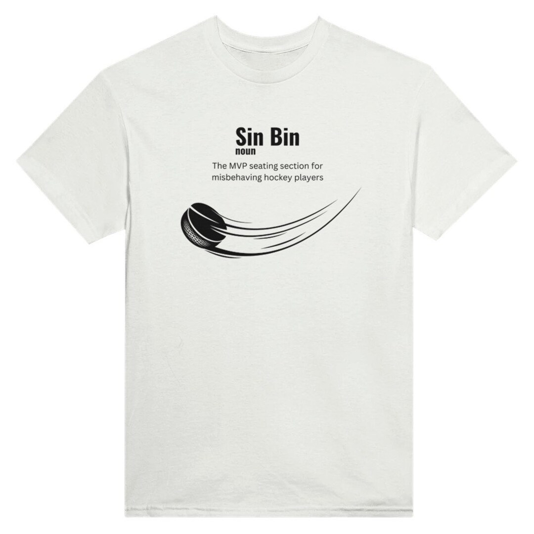 Sin Bin Funny Definition T-shirt, Heavyweight Unisex Crewneck T-shirt ...