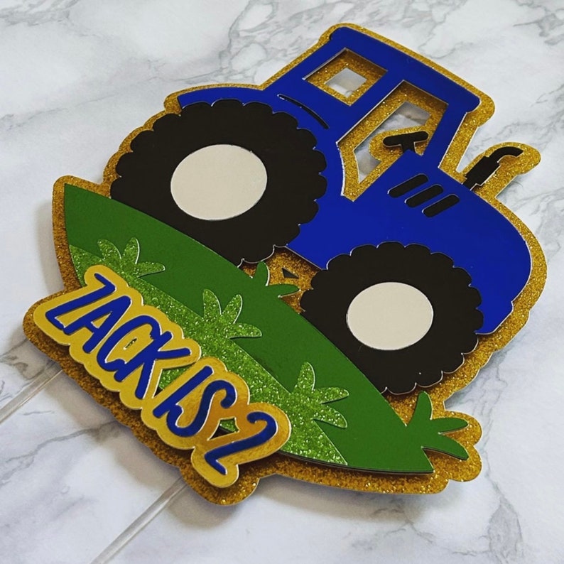 Tractor Cake Topper - Etsy