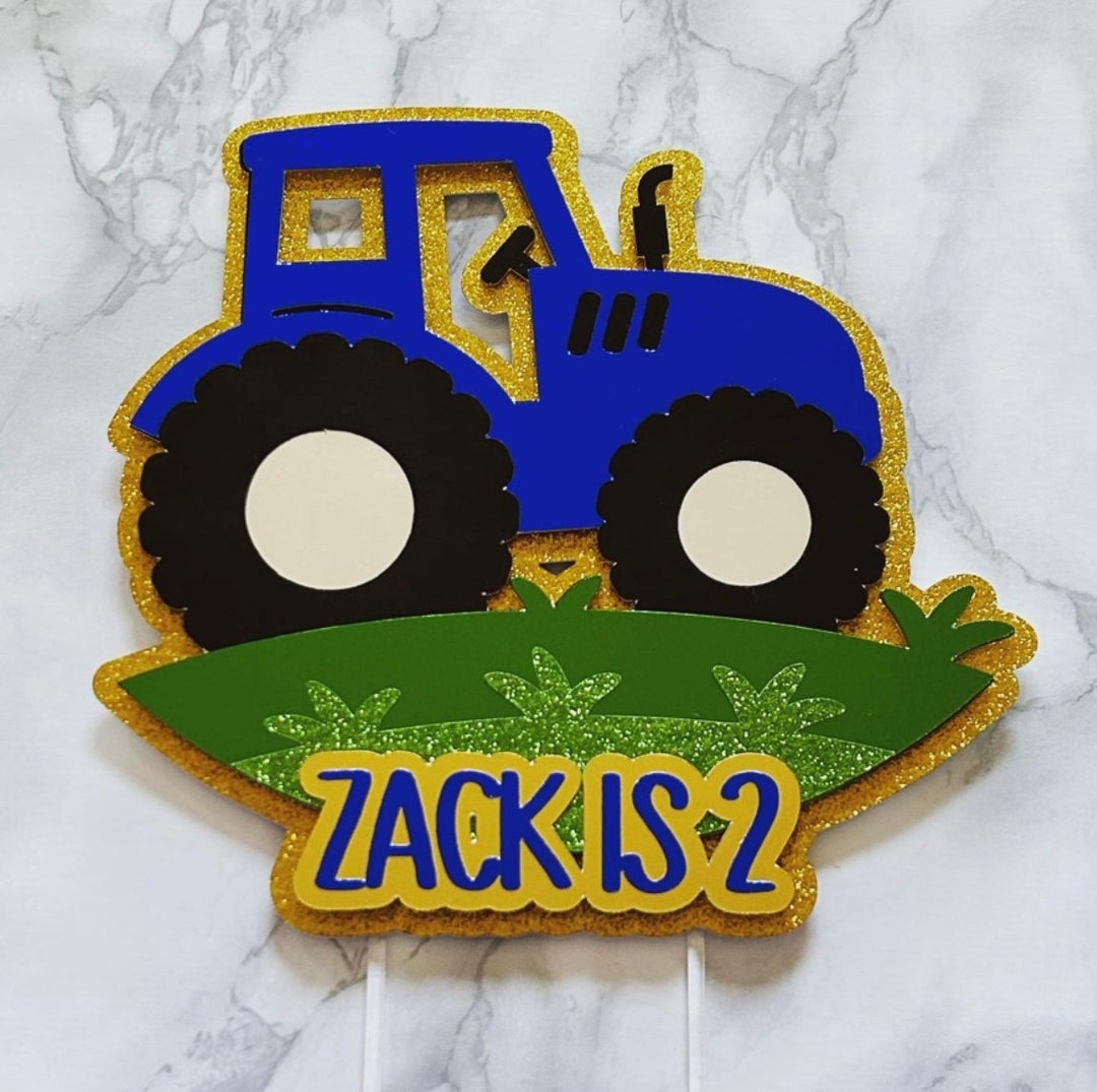 Tractor Cake Topper - Etsy
