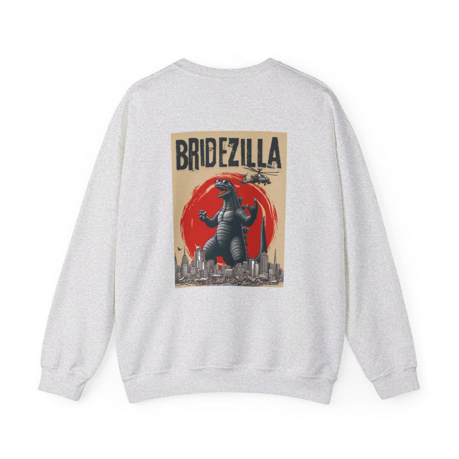 Bridezilla Godzilla Crewneck Sweatshirt, Bachelorette Gift - Etsy