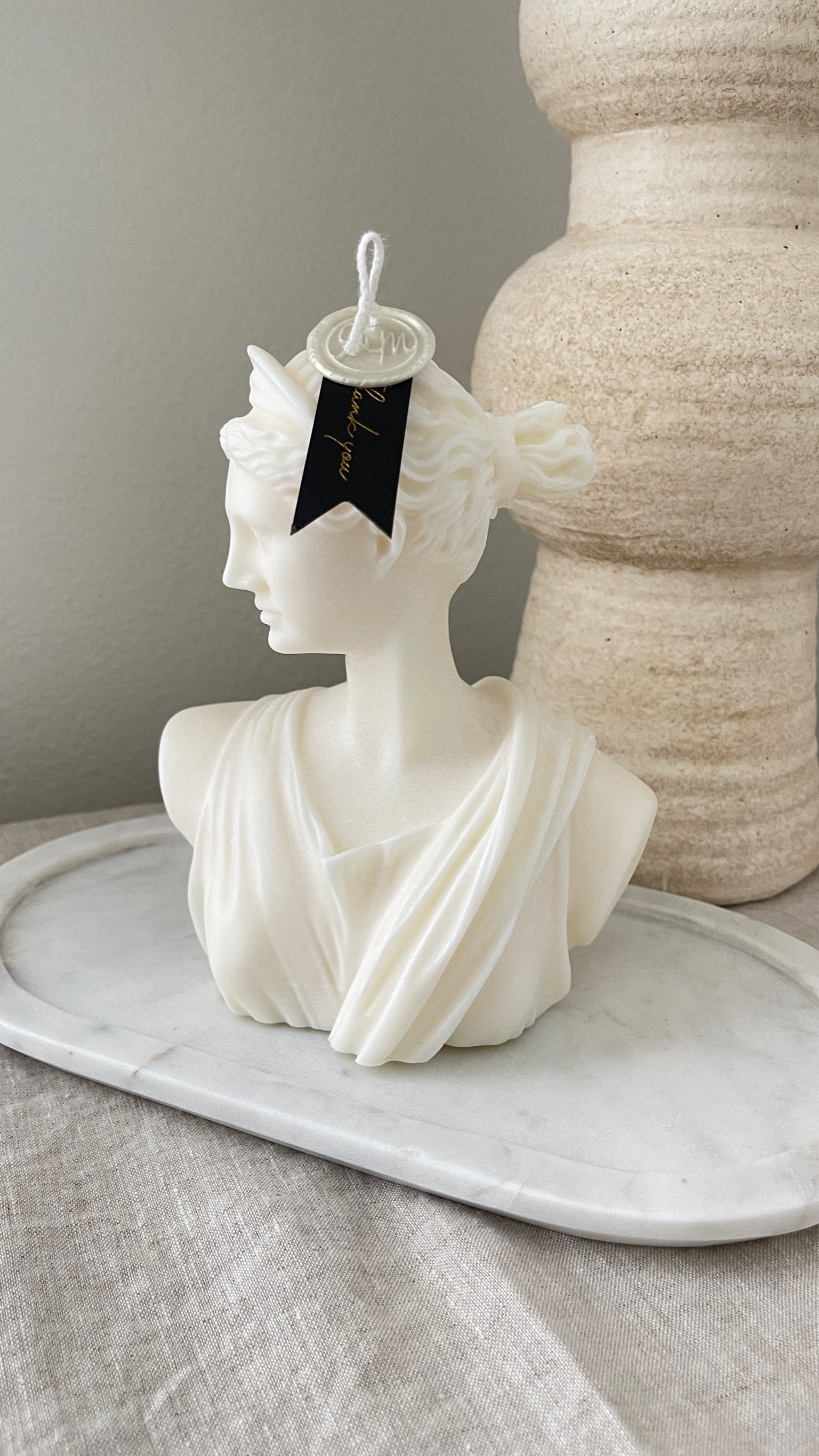 Woman Body Shape Candle, Artemis Goddess Statue, Greek Venus, Art ...
