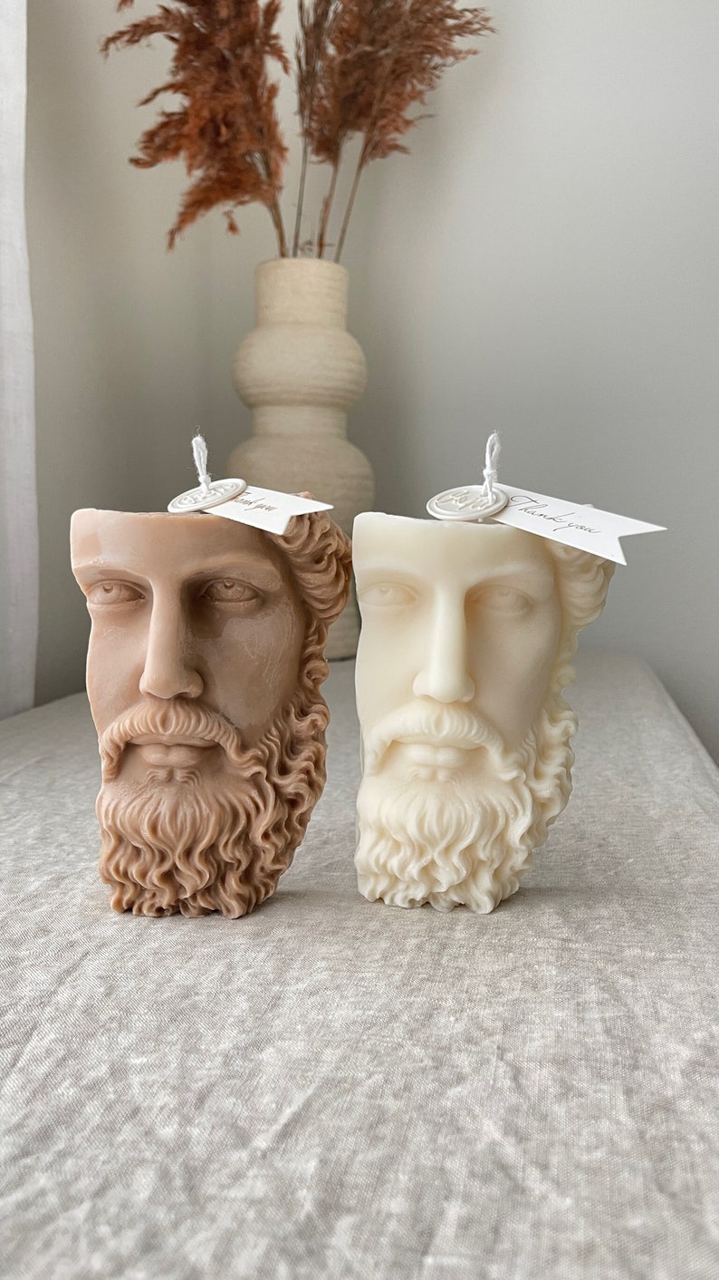 Man Candle, Greek Statue, Greek Statue Print, Greek Statue Candle ...