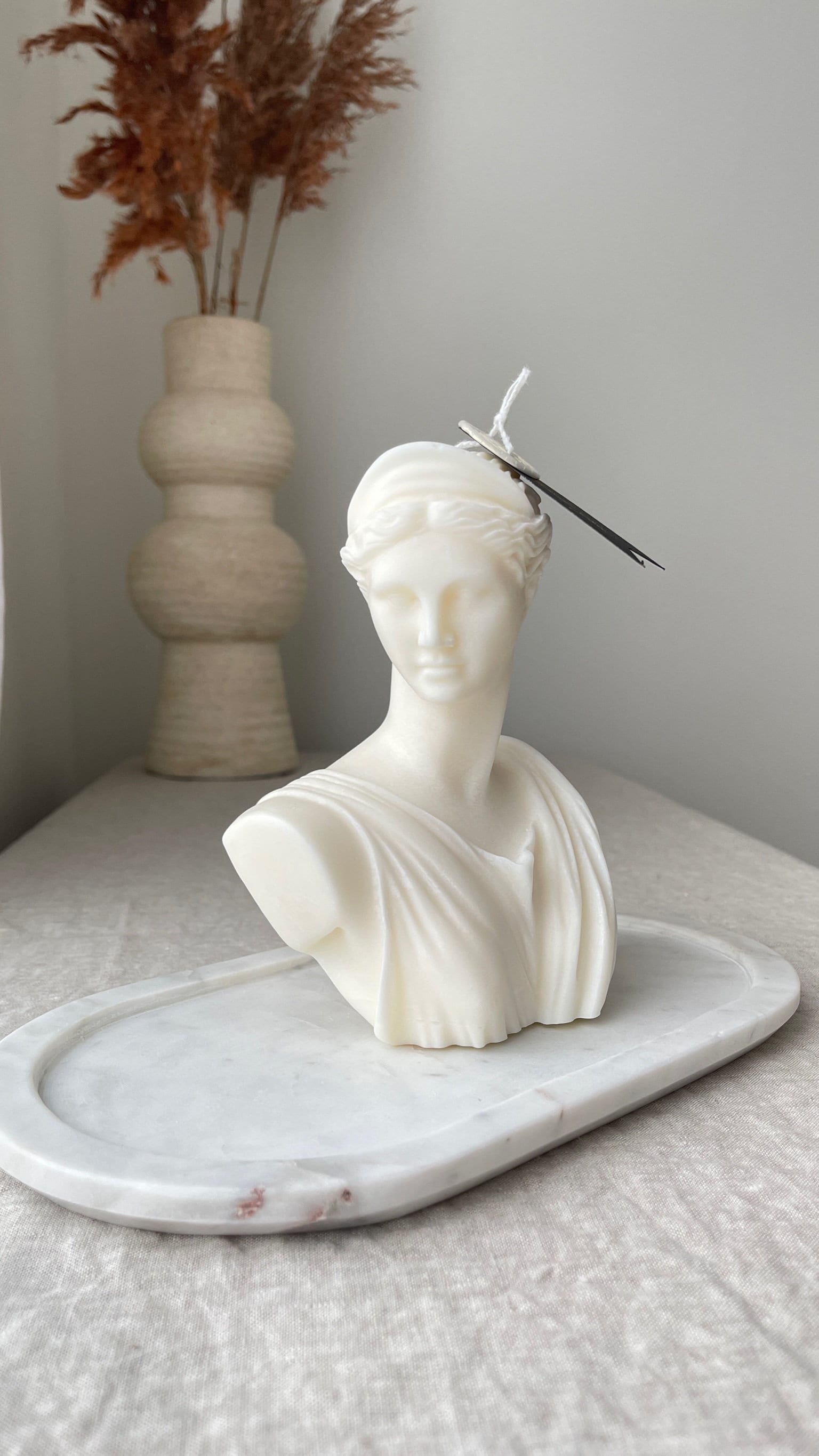 Woman Body Shape Candle, Artemis Goddess Statue, Greek Venus, Art ...