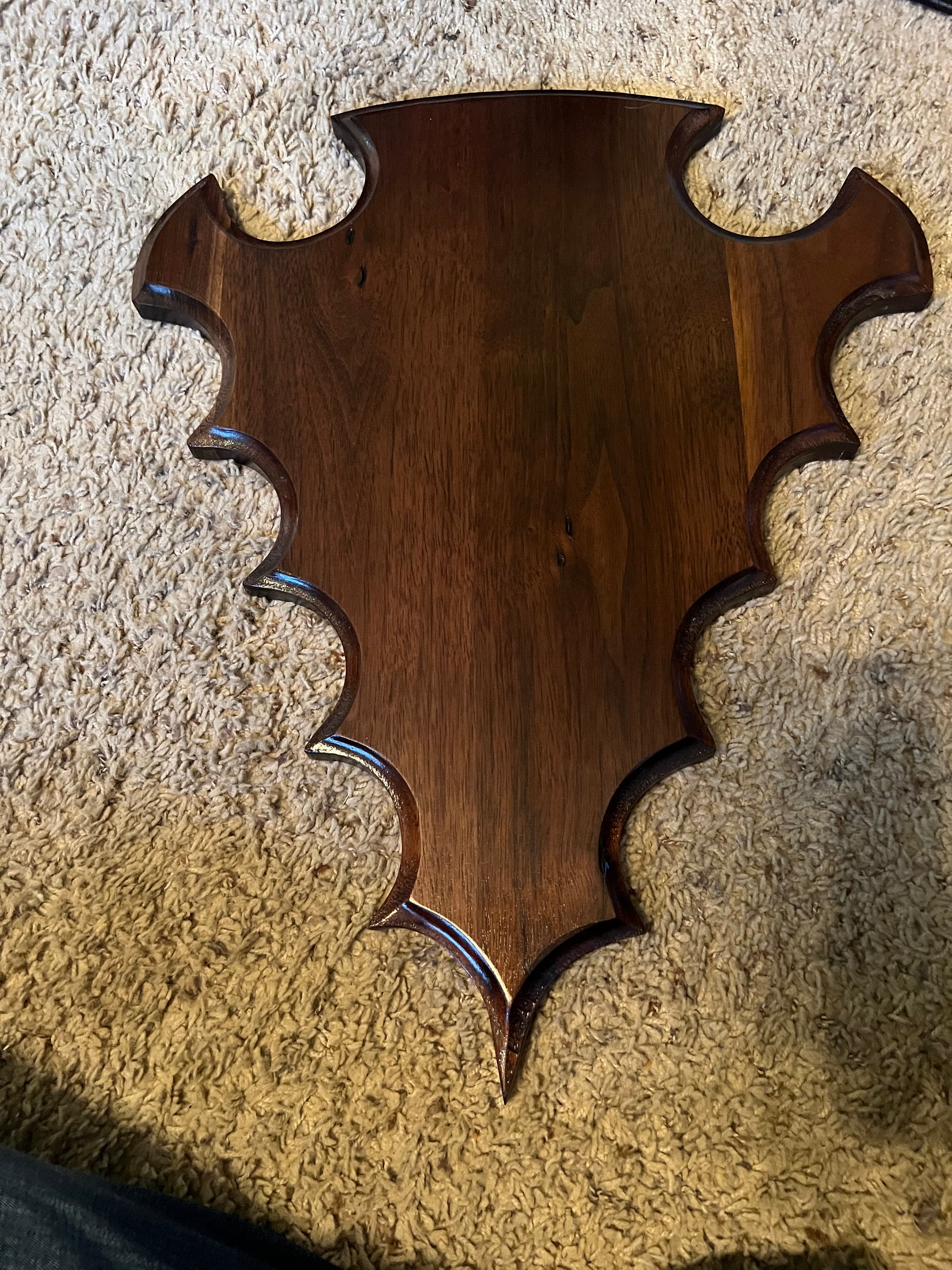 European Skull Mount Plaque Cherry/white Oak/walnut - Etsy