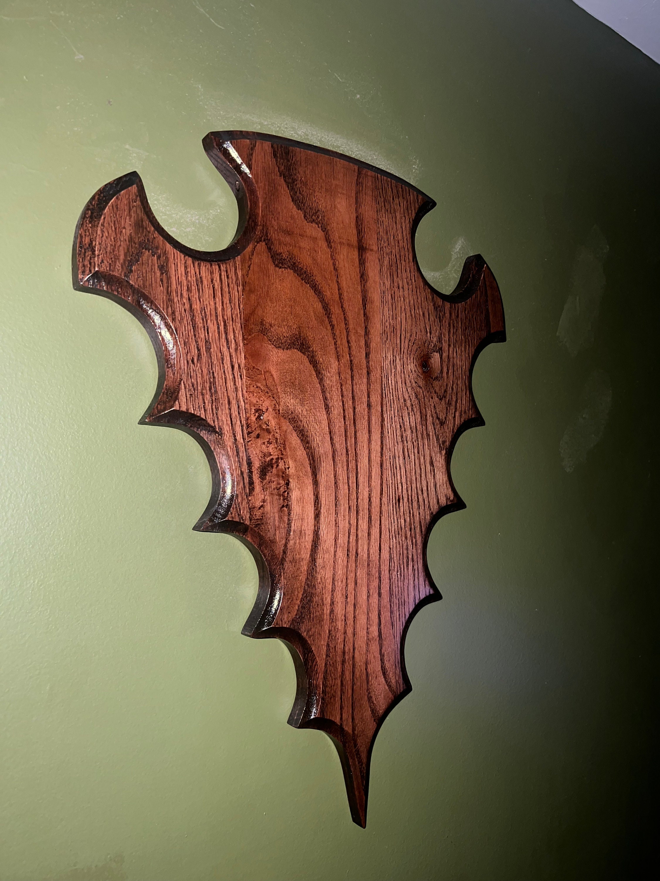 European Skull Mount Plaque Cherry/white Oak/walnut - Etsy