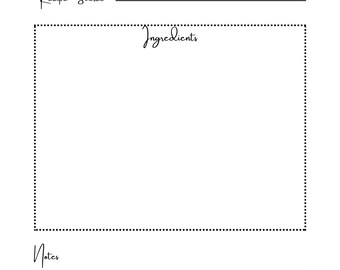 Coloring Recipe Book Printable Coloring Pages Adult Coloring Pages ...