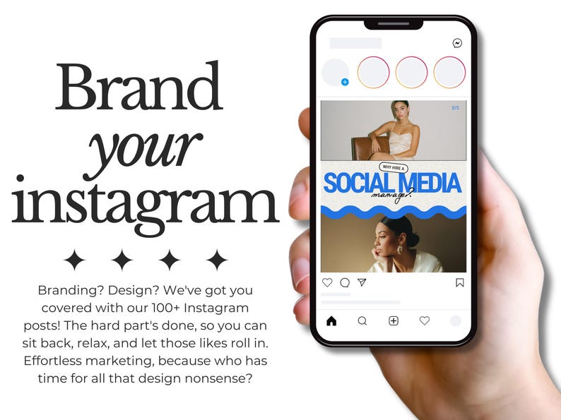 Social Media Manager Instagram Templates, Social Media Manager ...