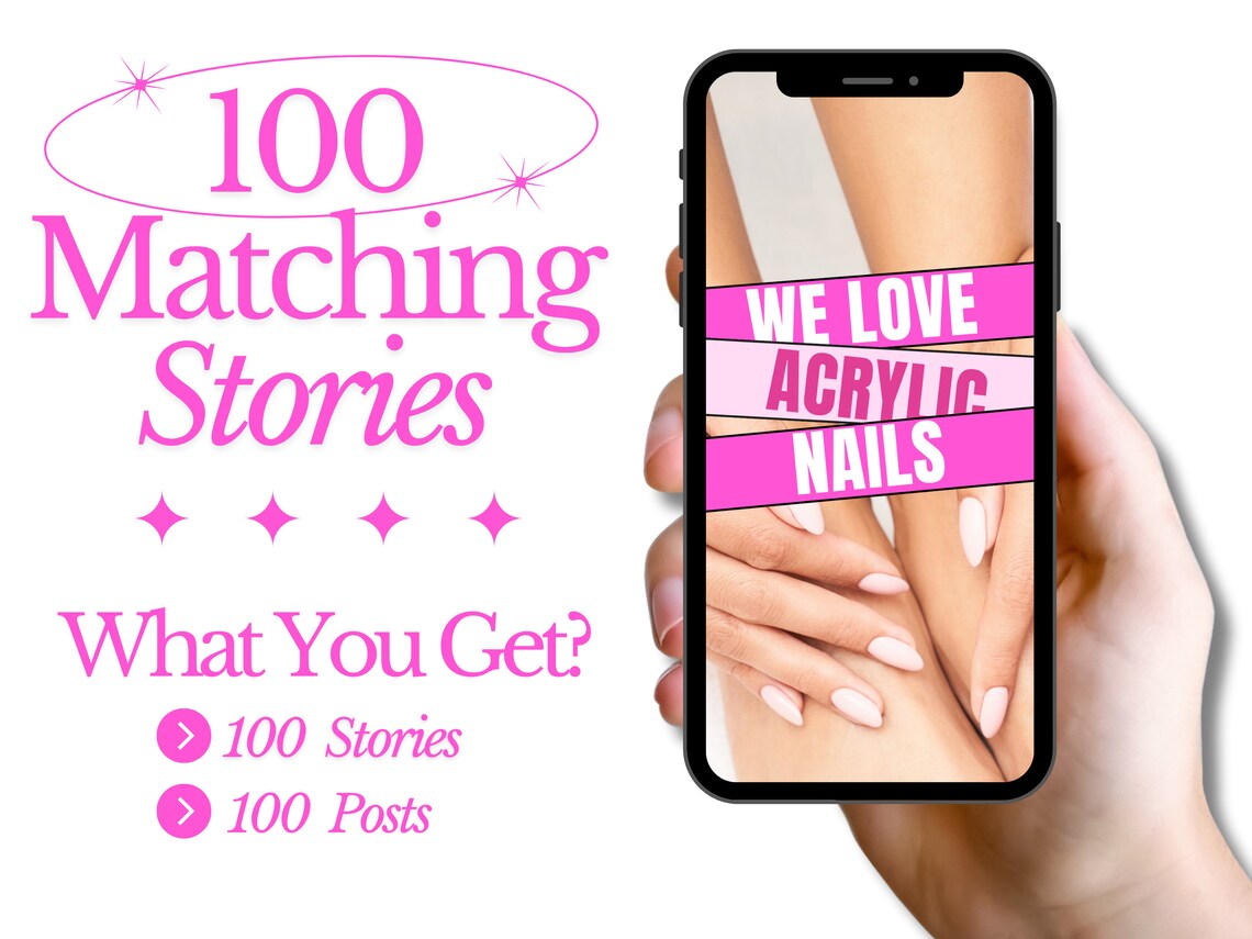 Pink Nail Tech Instagram, Nail Salon Instagram, Nail Tech Marketing ...