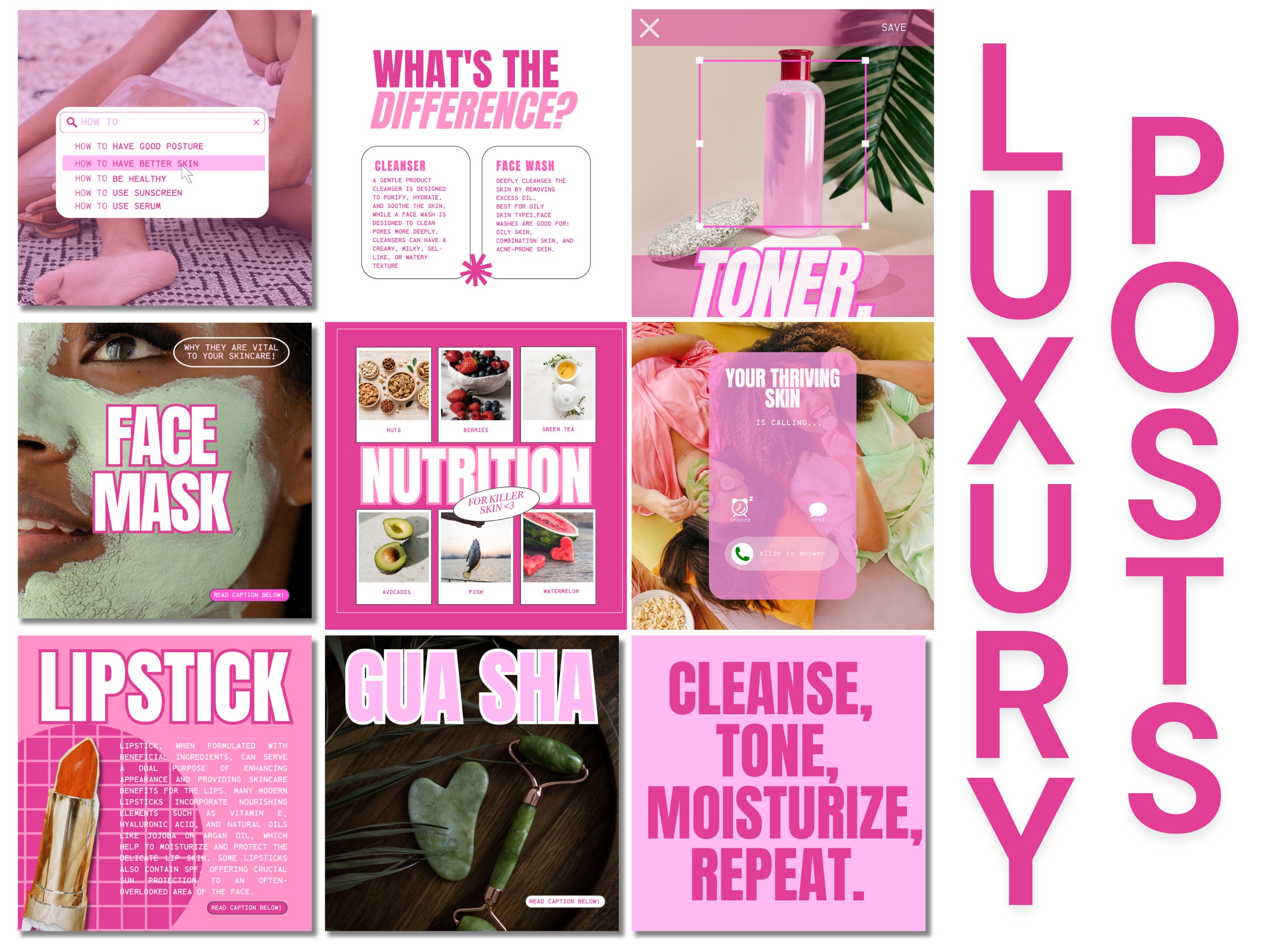 Pink Skincare Instagram, Esthetician Instagram, Pink Skincare Instagram ...