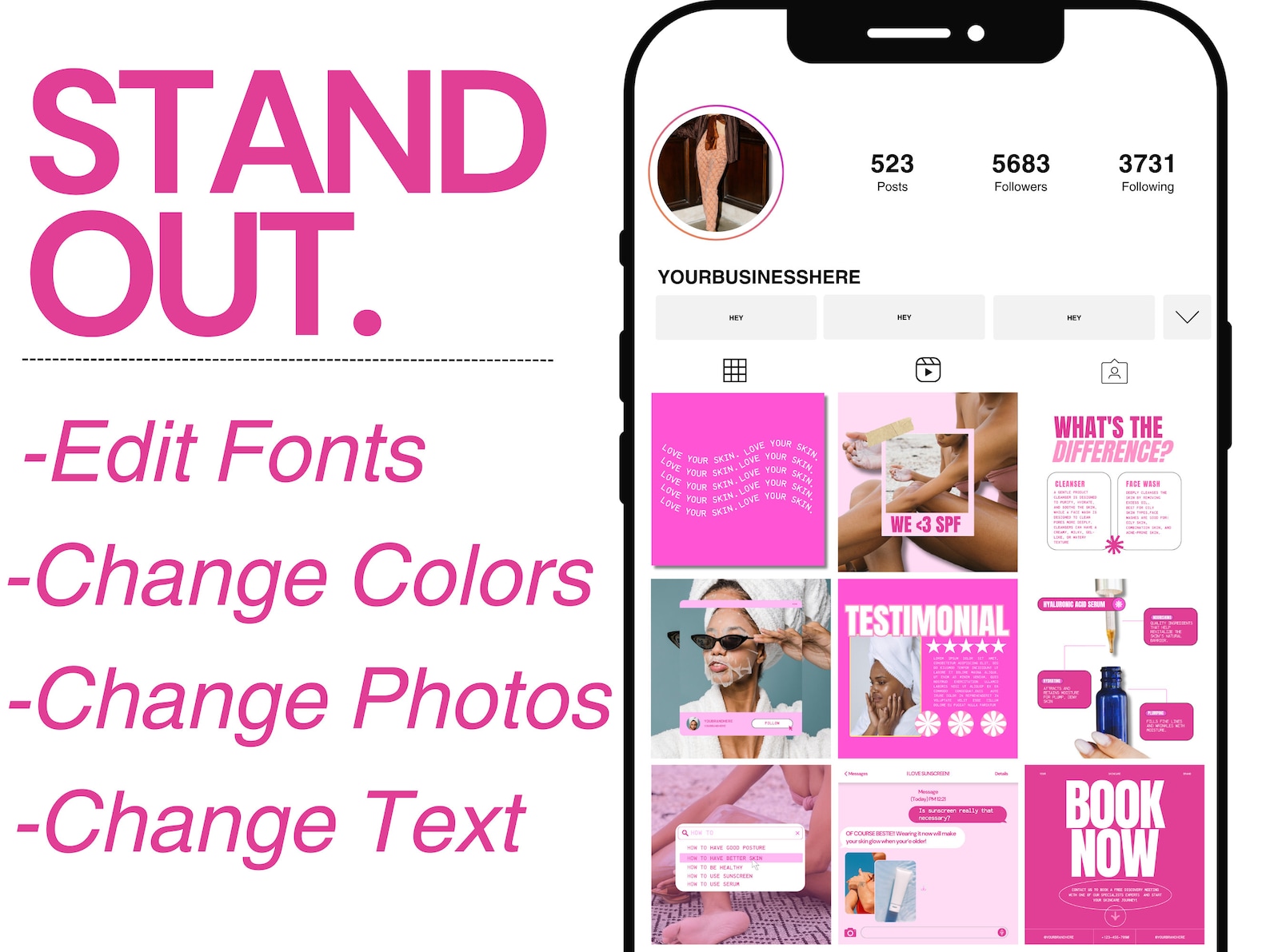 Pink Skincare Instagram, Esthetician Instagram, Pink Skincare Instagram ...