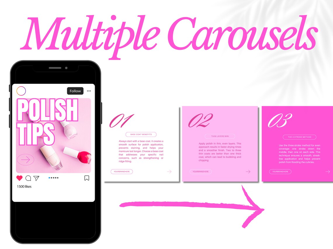 Pink Nail Tech Instagram, Nail Salon Instagram, Nail Tech Marketing ...