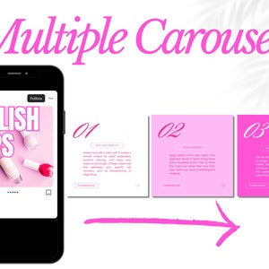 Pink Nail Tech Instagram, Nail Salon Instagram, Nail Tech Marketing ...