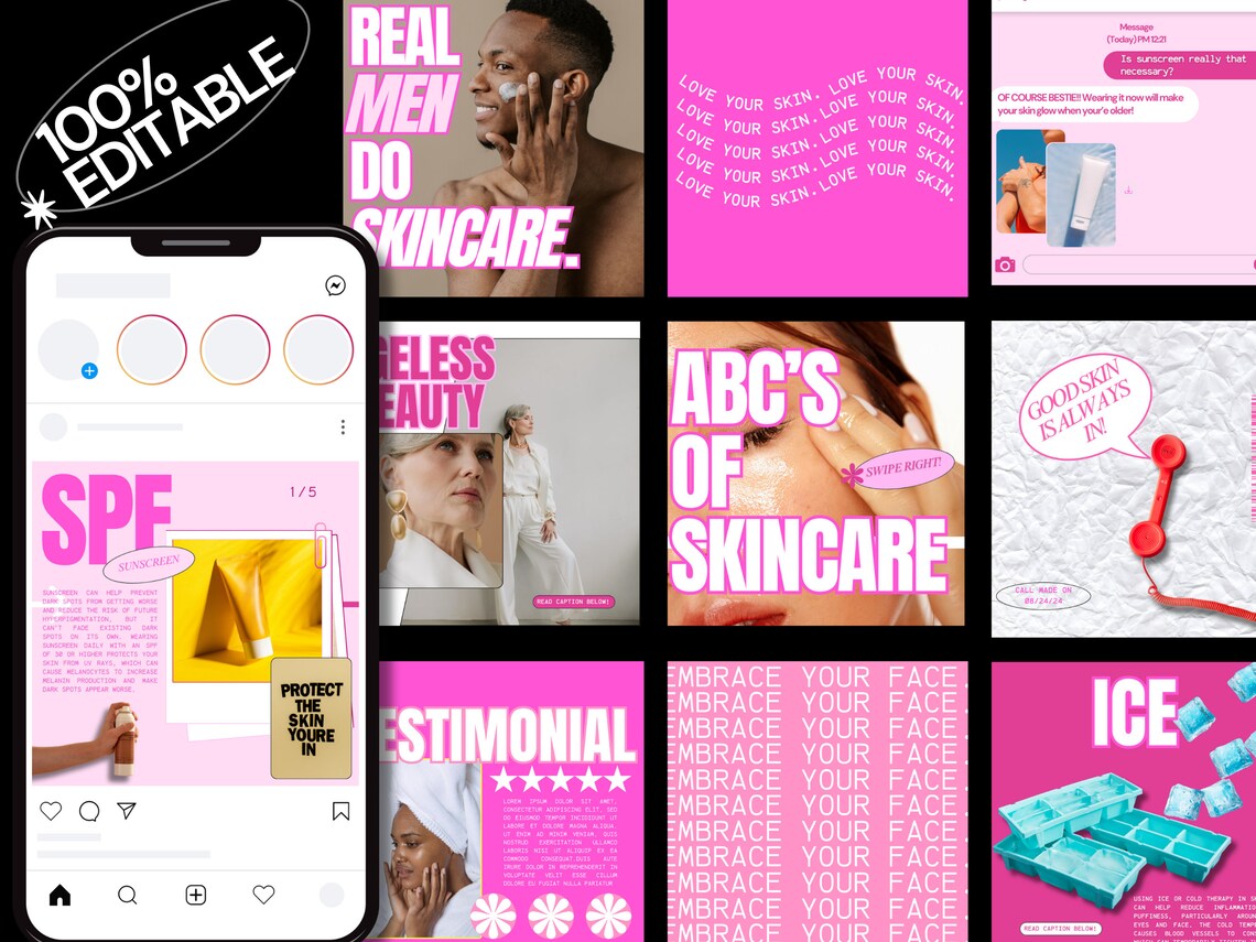 Pink Skincare Instagram, Esthetician Instagram, Pink Skincare Instagram ...