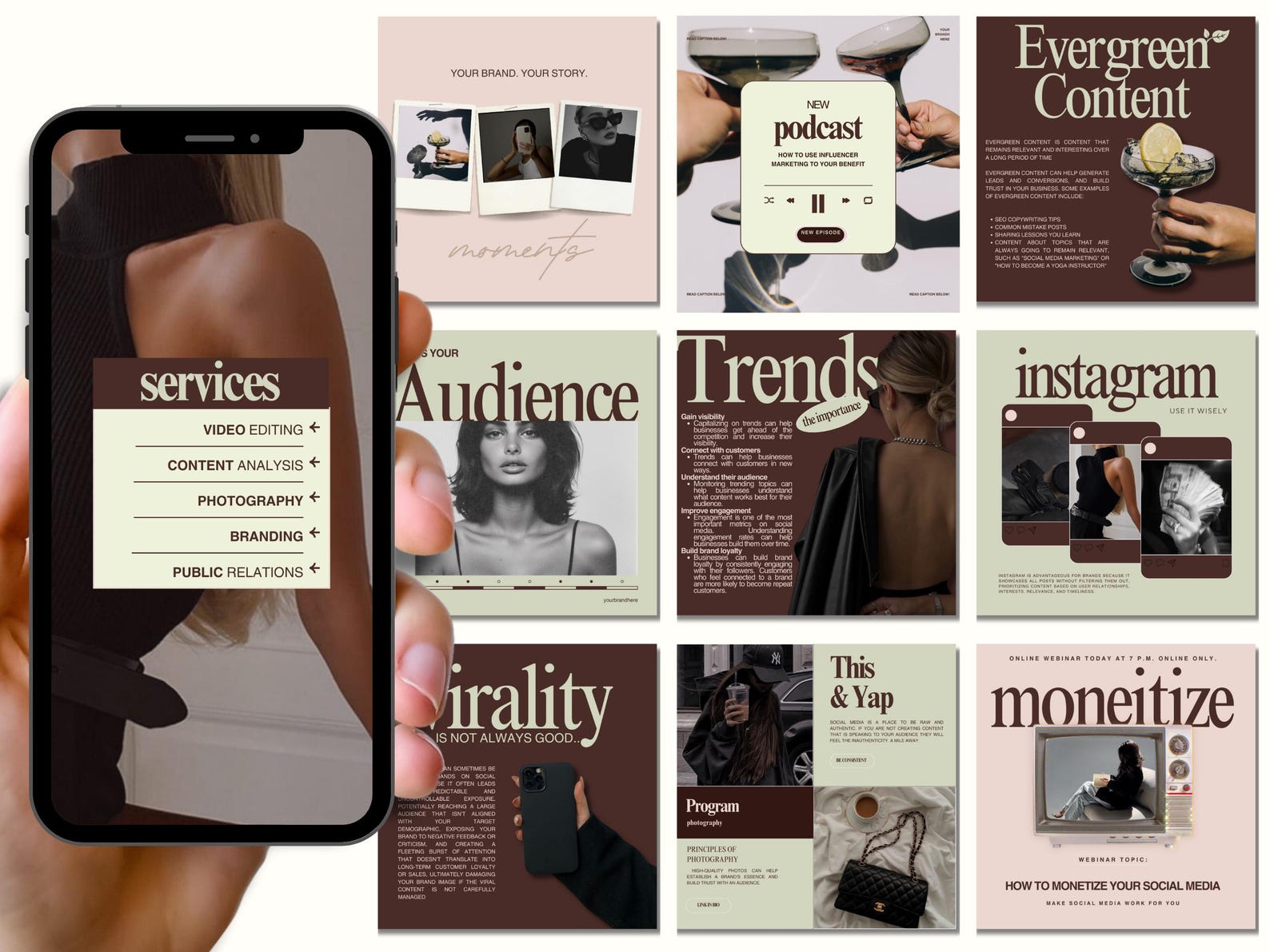 Social Media Manager Instagram, Social Media Manager Templates ...