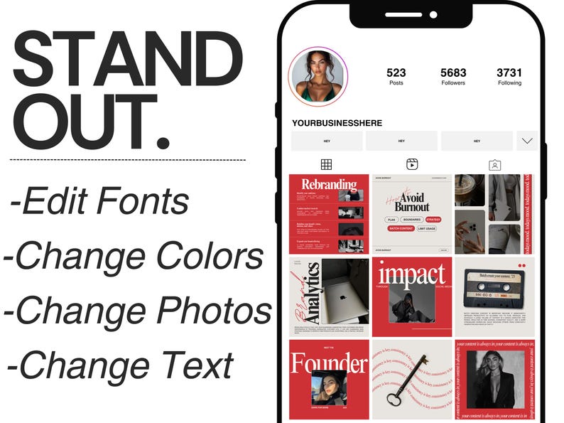 Social Media Manager Instagram Templates, Social Media Manager ...