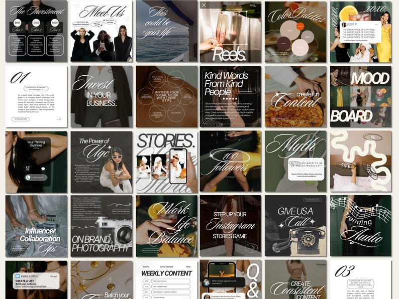 200 Social Media Manager Instagram Templates, Social Media Manager ...