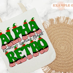 Christmas Elf Alphabet Letters, With Clip Art Attached, Name Doodle ...