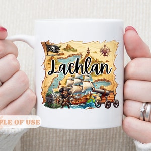 Pirate Kids Name PNG, Treasure Map, Kids Name Sublimation Designs, Fun ...