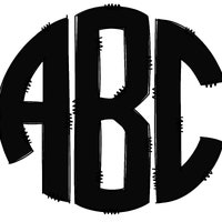 Monogram Print - Etsy