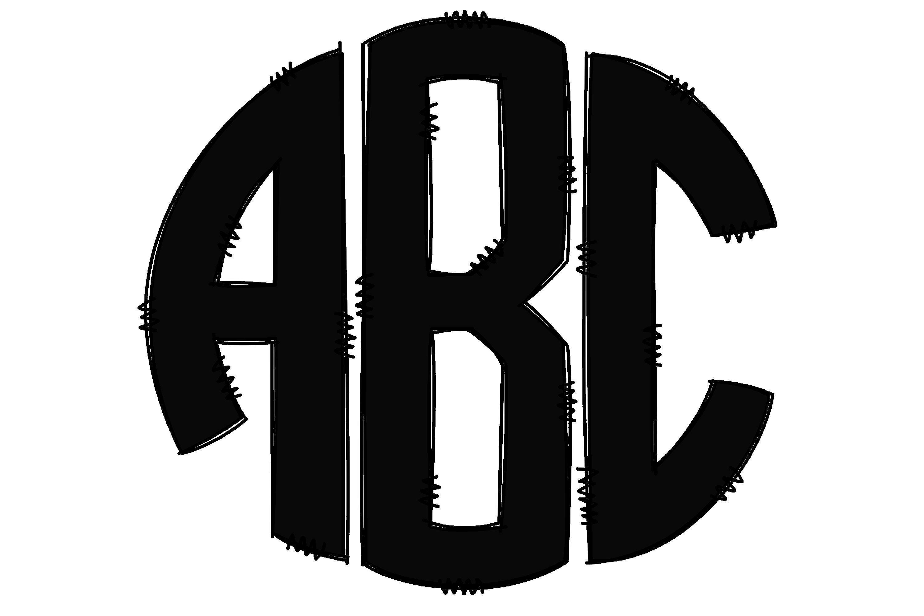 Free Circle Monogram Fonts Download