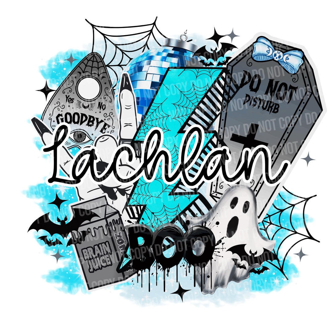 Boys, Halloween, Kids Name PNG, Editable Halloween, Canva Template ...