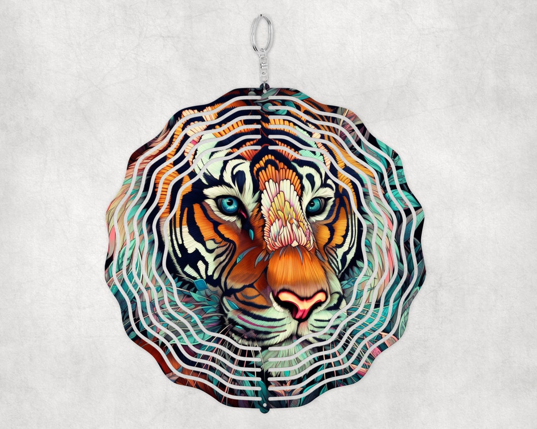 Tiger Wind Spinner Sublimation Png Wind Spinner Design - Etsy