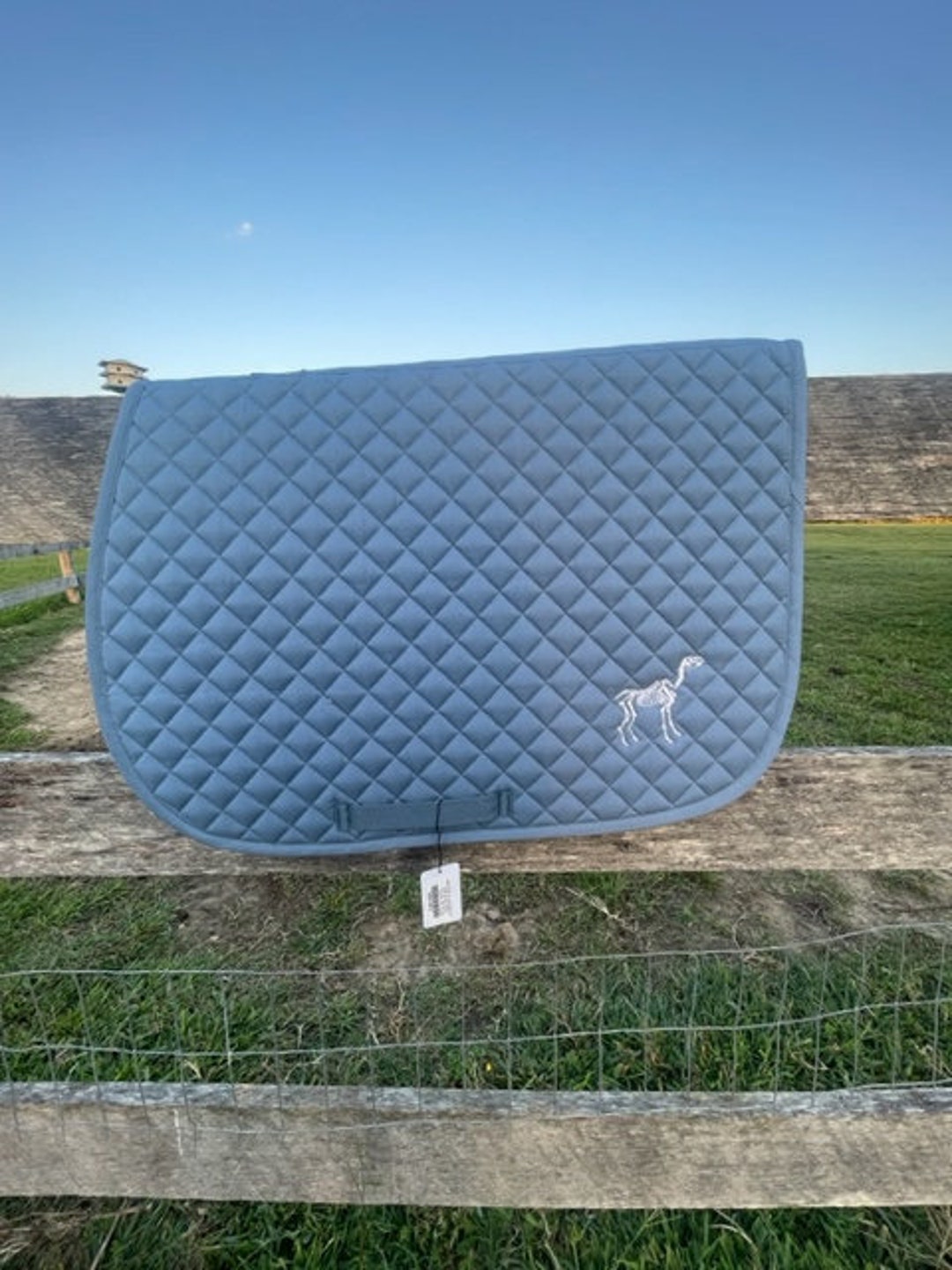 Skeleton Horse Saddle Pad - Etsy