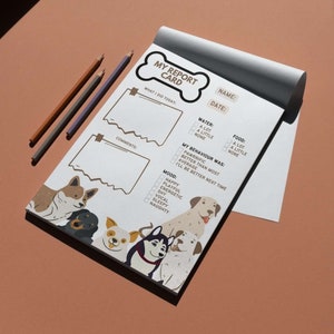 Fully Editable Pet Business Card + Report Card Bundle | Pet Sitting ...