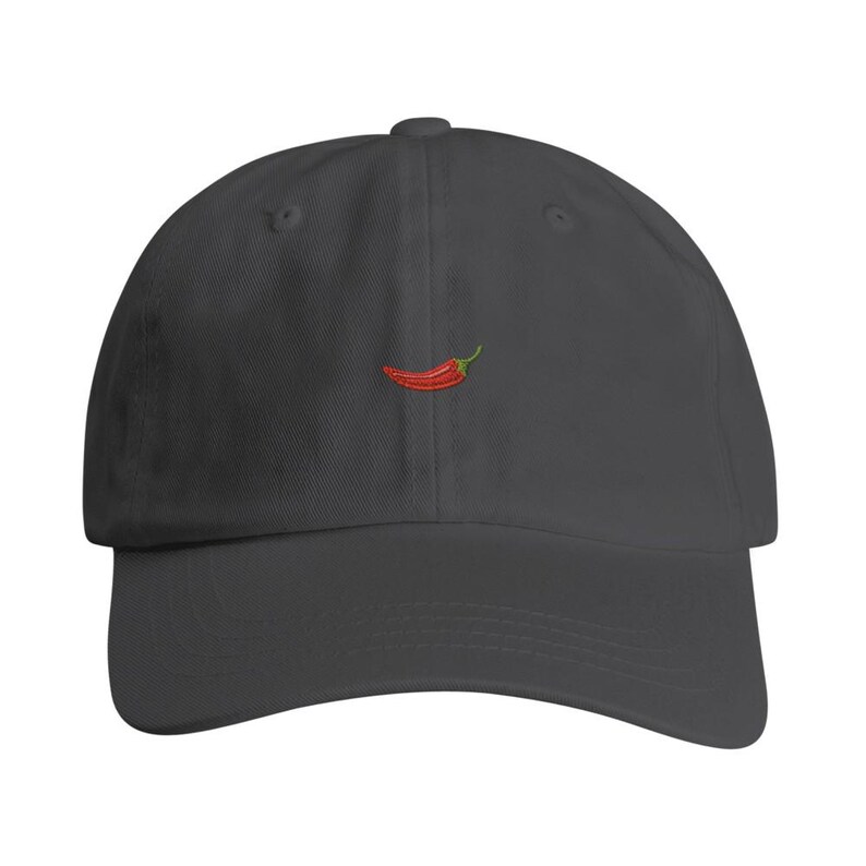 Chili Pepper Italian Embroidered Adult Cotton Twill Dad Cap Italian ...