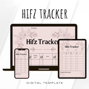 Digital Hifz Tracker | Digital Quran Tracker | Islamic Tracker ...