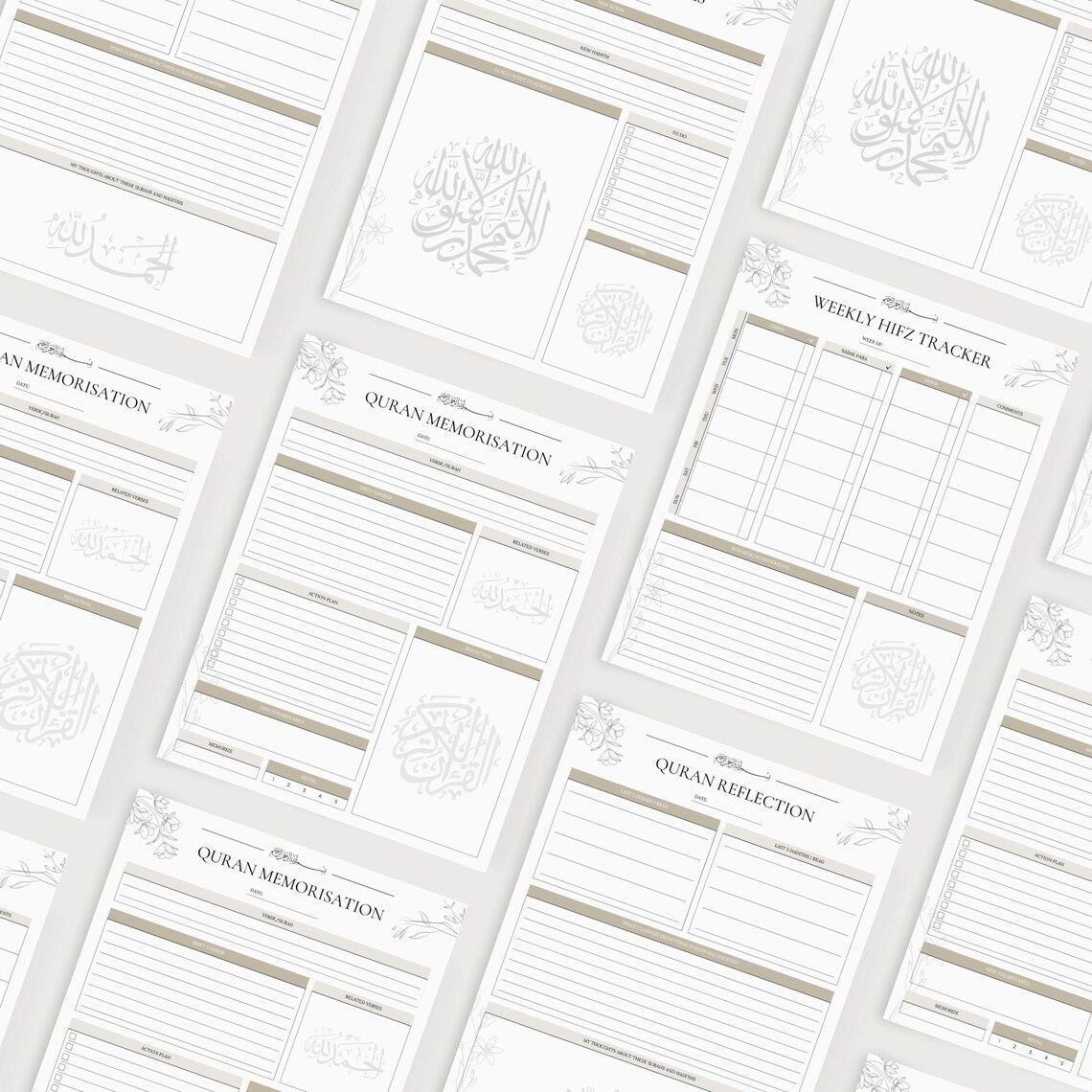 Digital Hifz Tracker | Daily Quran Goals | Digital Quran Tracker ...