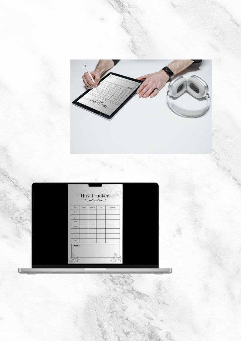 Digital Hifz Tracker Islamic Printable Tracker Goodnotes Planner ...
