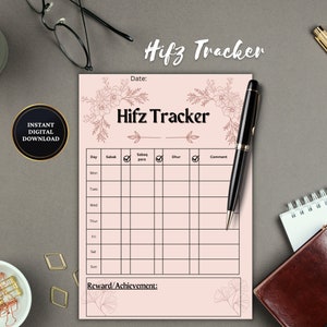 Digital Hifz Tracker | Digital Quran Tracker | Islamic Tracker ...