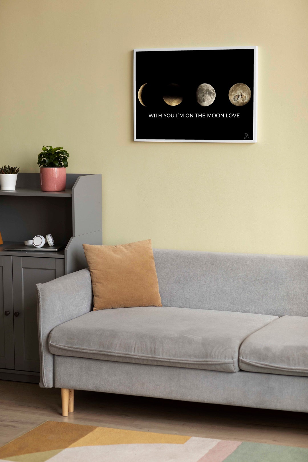 Moon Poster Decorer, Moon Walle Decorer, Moon Phases Walle, Love ...
