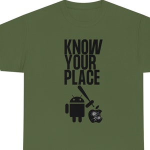 Android is Better Than Apple, Android Shirt, PC Shirt, Nerd Shirt ...
