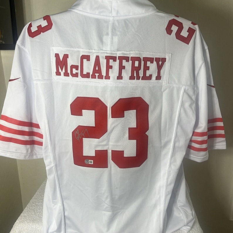Christian Mccaffrey Signed Autographed San Francisco 49ers Jersey ...