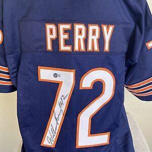 William Perry Signed Autographed Orange Football Jersey With - Etsy