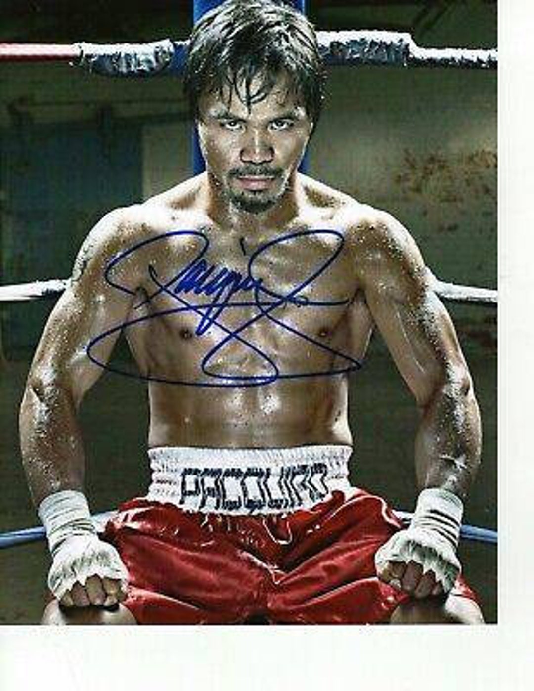 Manny Pacquiao Autographed Signed Boxing 8x10 Photograph With "team ...