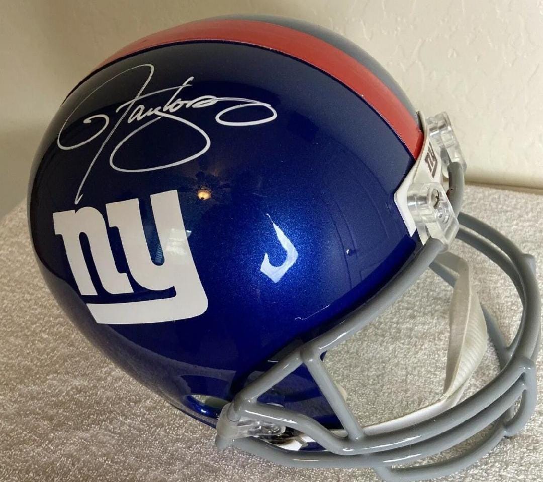 Lawrence Taylor Signed Autographed New York Giants Full Size Replica Helmet JSA - Etsy