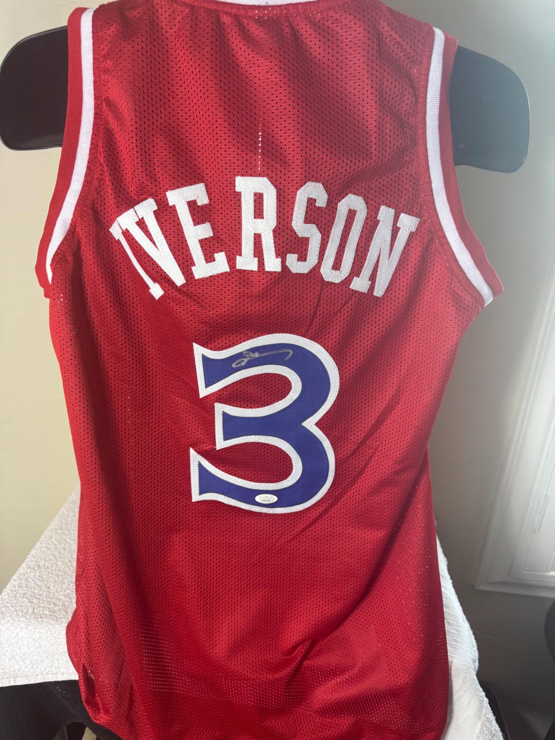 Allen Iverson Signed Autographed Philadelphia Sixers Jersey JSA ...