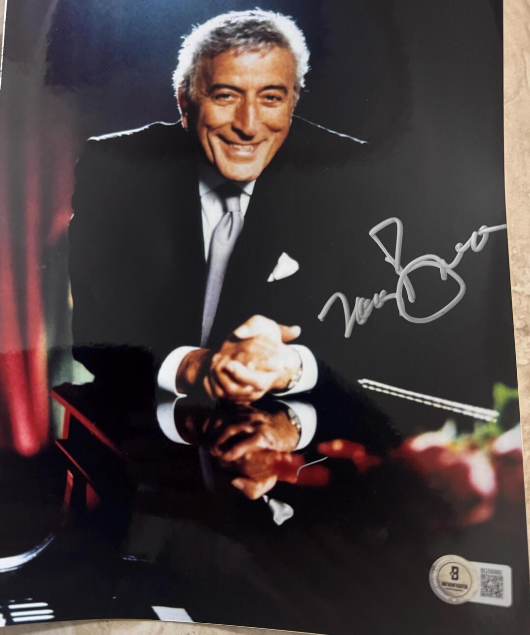 Tony Bennett Signed Autographed 8 X 10 Color Photo Picture Beckett ...