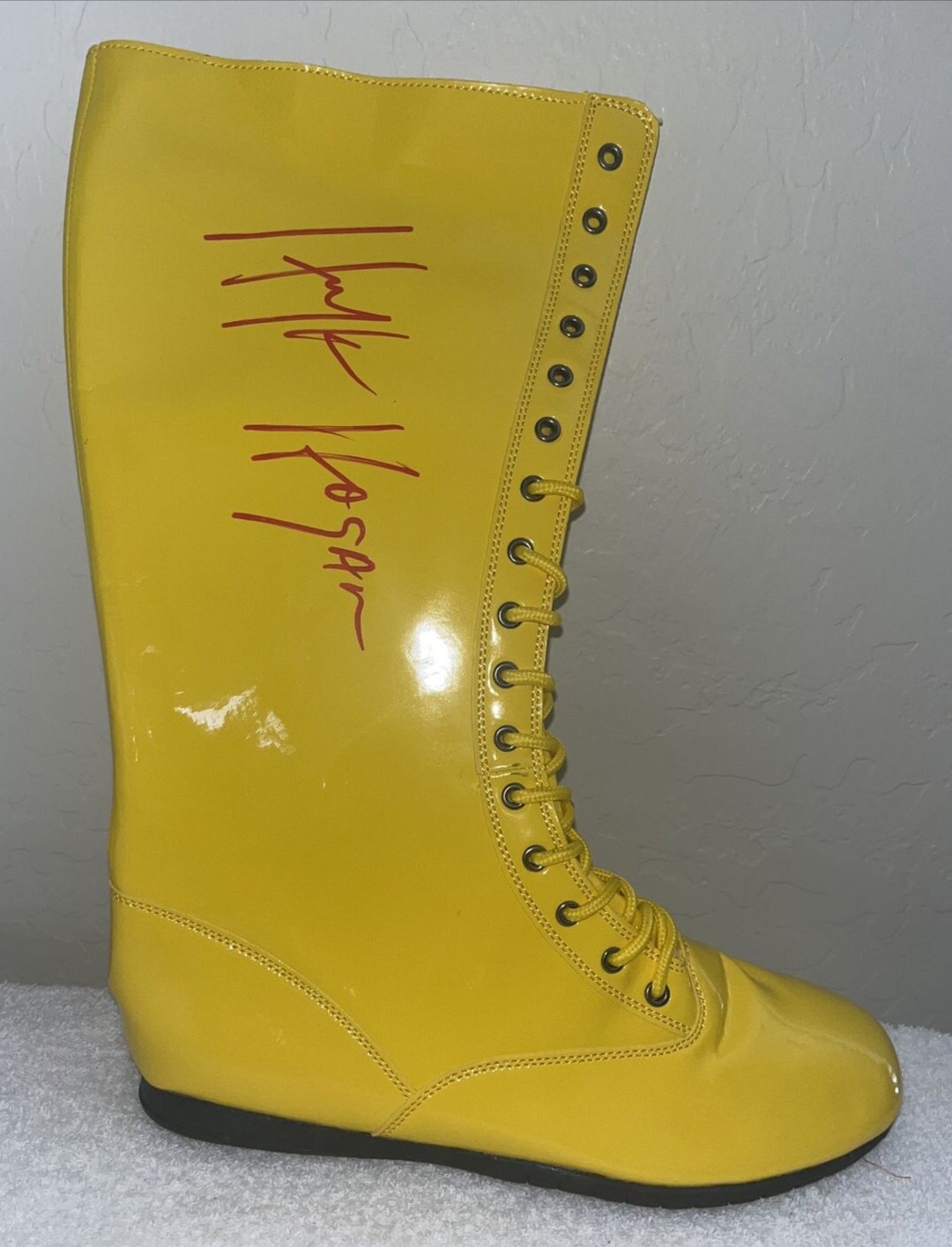Hulk Hogab Autographed Signed Wrestling Boot . Beckett Authenticated - Etsy