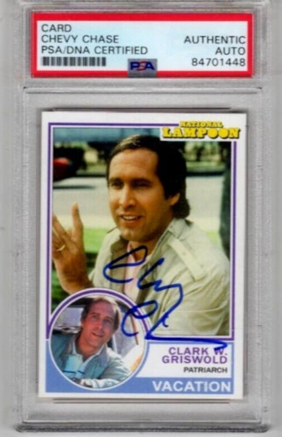 Chevy Chase Signed Autographed Clark Griswold National Lampoon Vacation ...