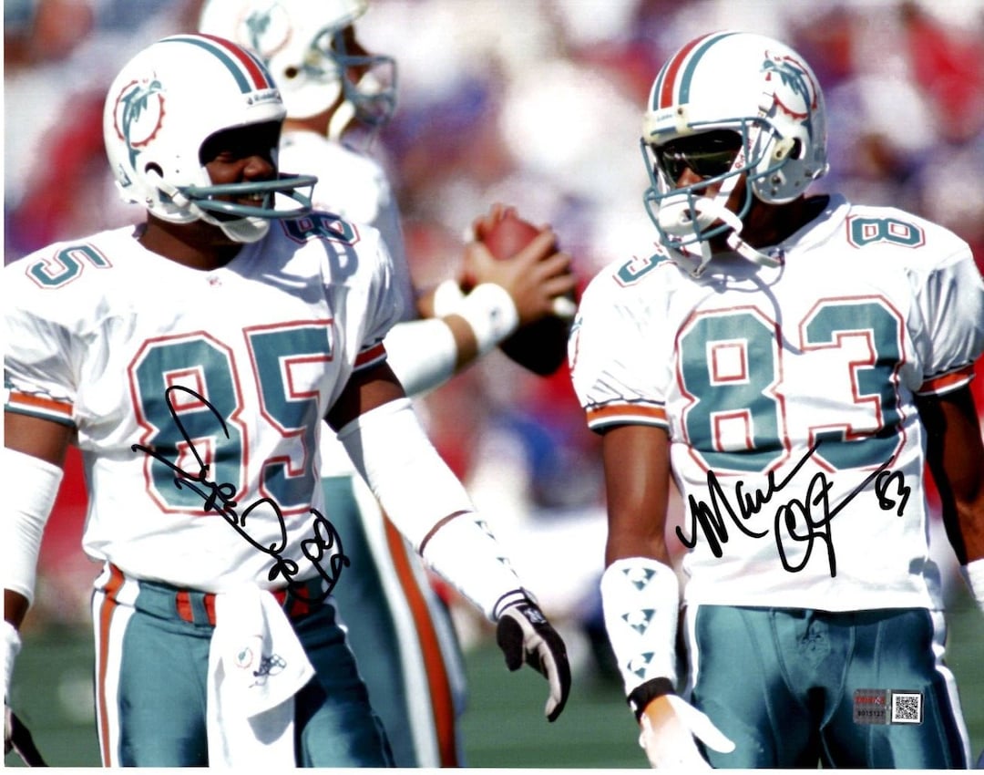 Mark Clayton and Mark Duper Dual Signed Autographed 11 X 14 Photo Picture Tristar Productions ...