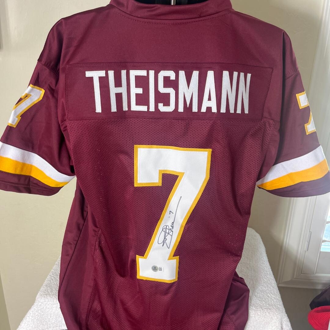 Joe Theismann Autographed Signed Washington Jersey Beckett ...