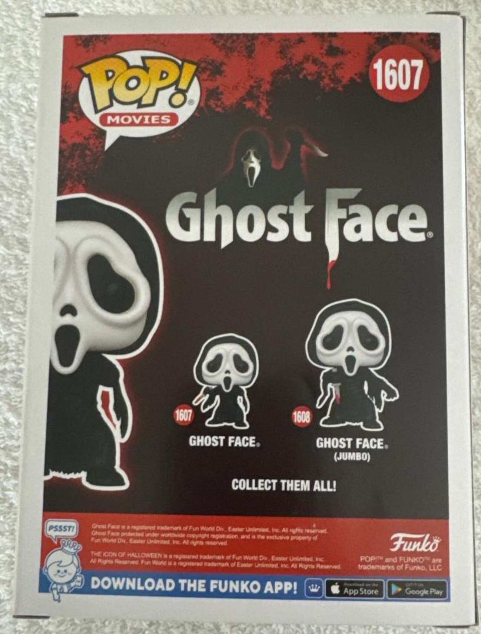 Ghost Face Funko Pop #1607 Autographed by Neve Campbell Matthew Lillard ...