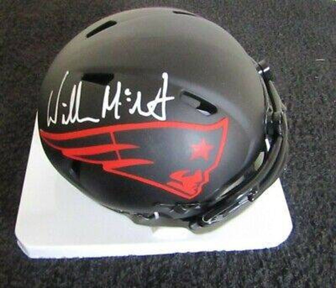 Willie Mcginest Signed Autographed Eclipse NFL New England Patriots ...
