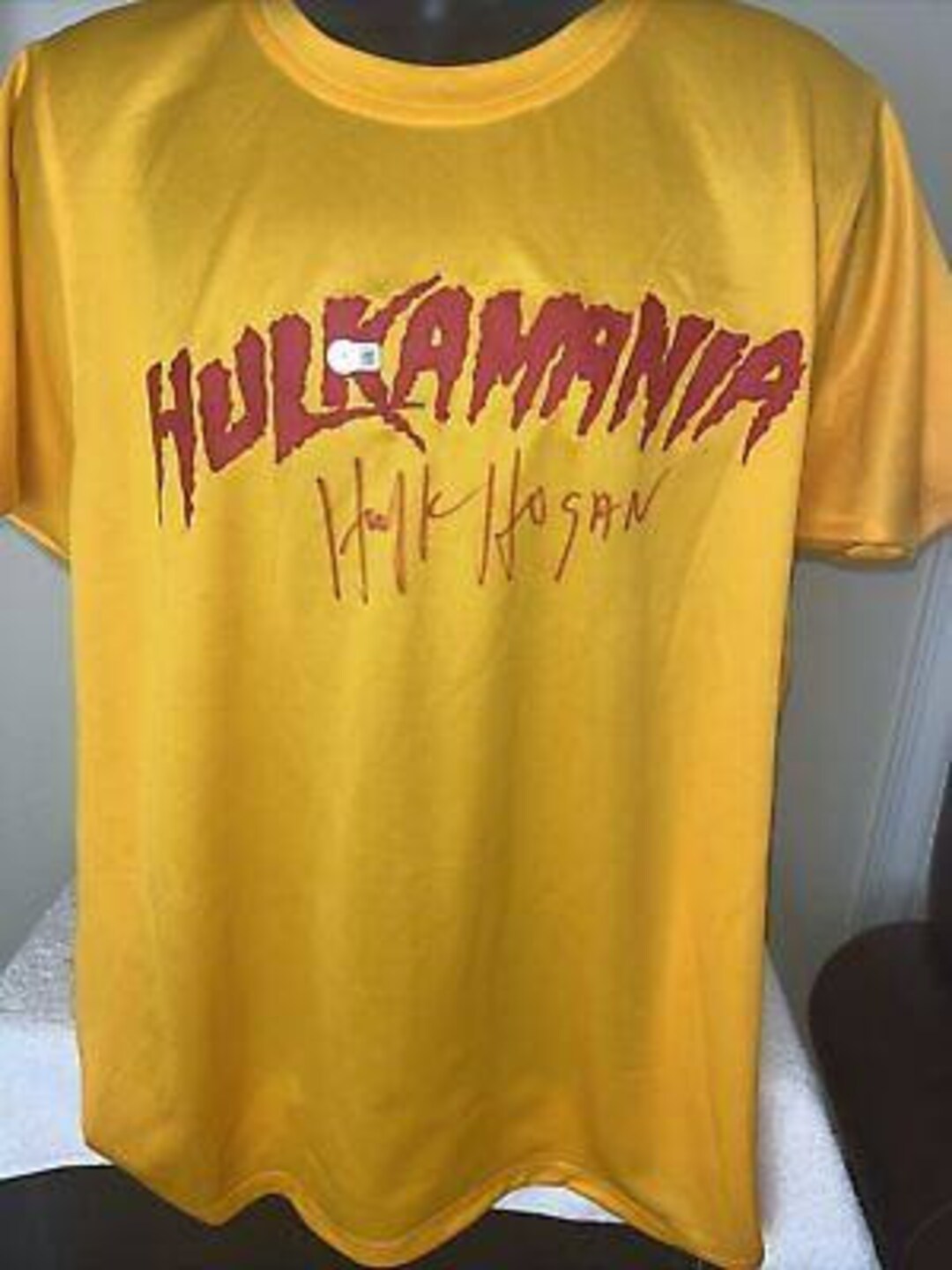 Hulk Hogan Signed Autographed WCW WWE Pro Wrestling T-shirt With ...