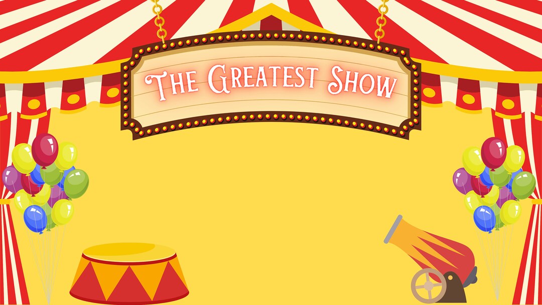 Circus Theater Digital Backdrop - Etsy