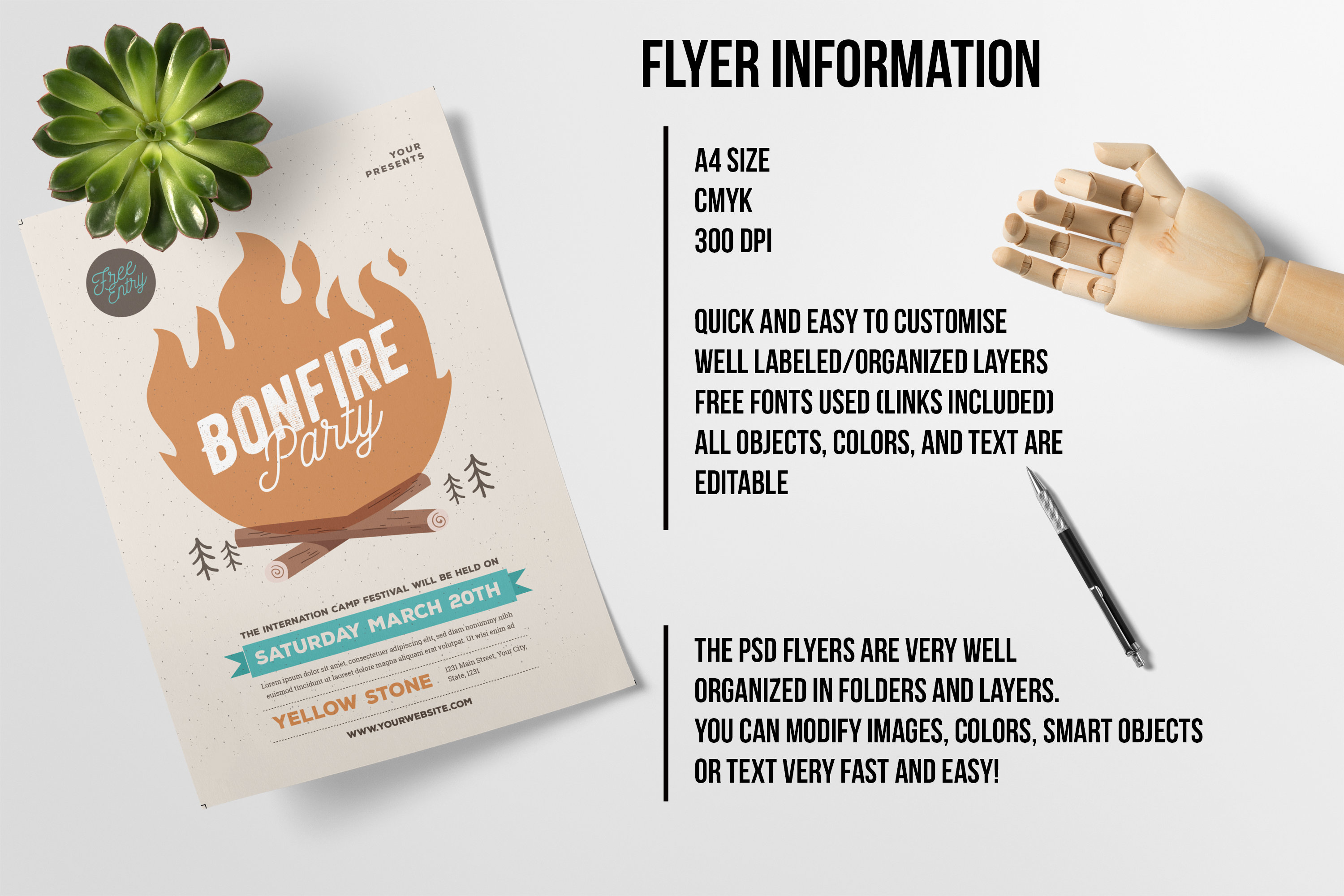 Fire Fun Flyer for Your Bonfire Party Smores Stars Sing Alongs - Etsy